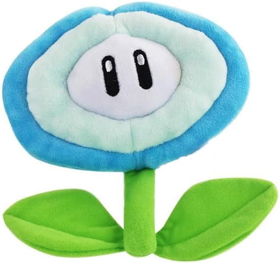 Guvpev Mario Bros Plush, 7" Ice Flower Plushies Soft Stuffed Toys ...