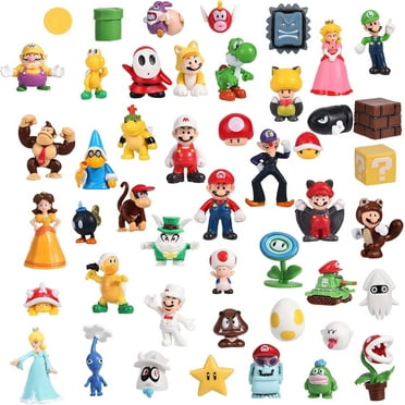 "Super Mario 2.5"" Nintendo Acorn Plains Diorama Set with Collectible ...