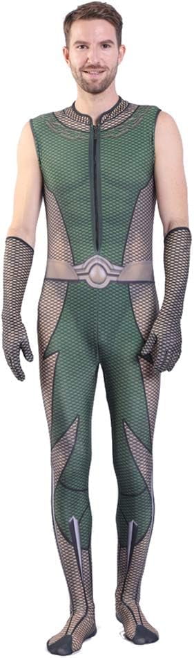 Guvpev Men's 𝐓𝐡𝐞 𝐁𝐨𝐲𝐬 Cosplay Costume, The Deep Cosplay Jumpsuit ...
