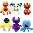 Guvpev My Singing Monster Wubbox Plushies - 6Pcs Singing Monster ...