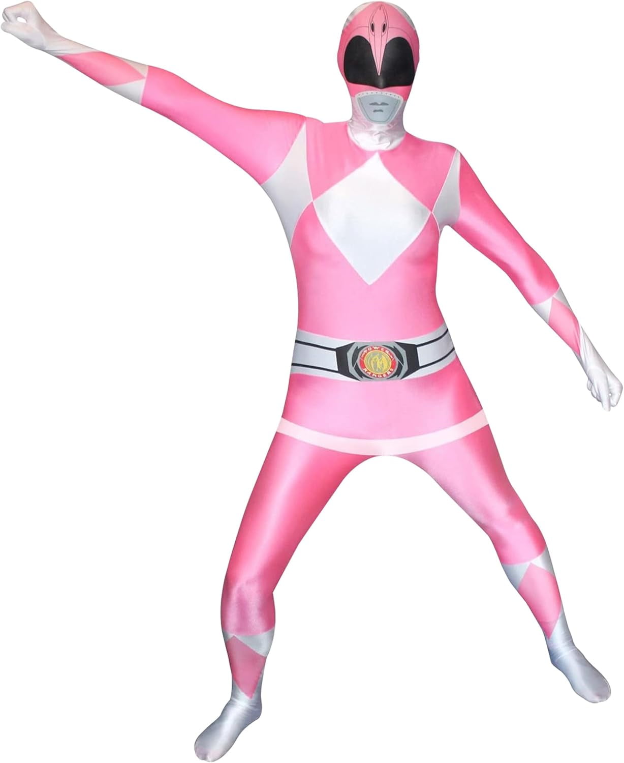 Guvpev Power Ranger Costume, Kimberly Hart Deluxe Zentai Costume ...