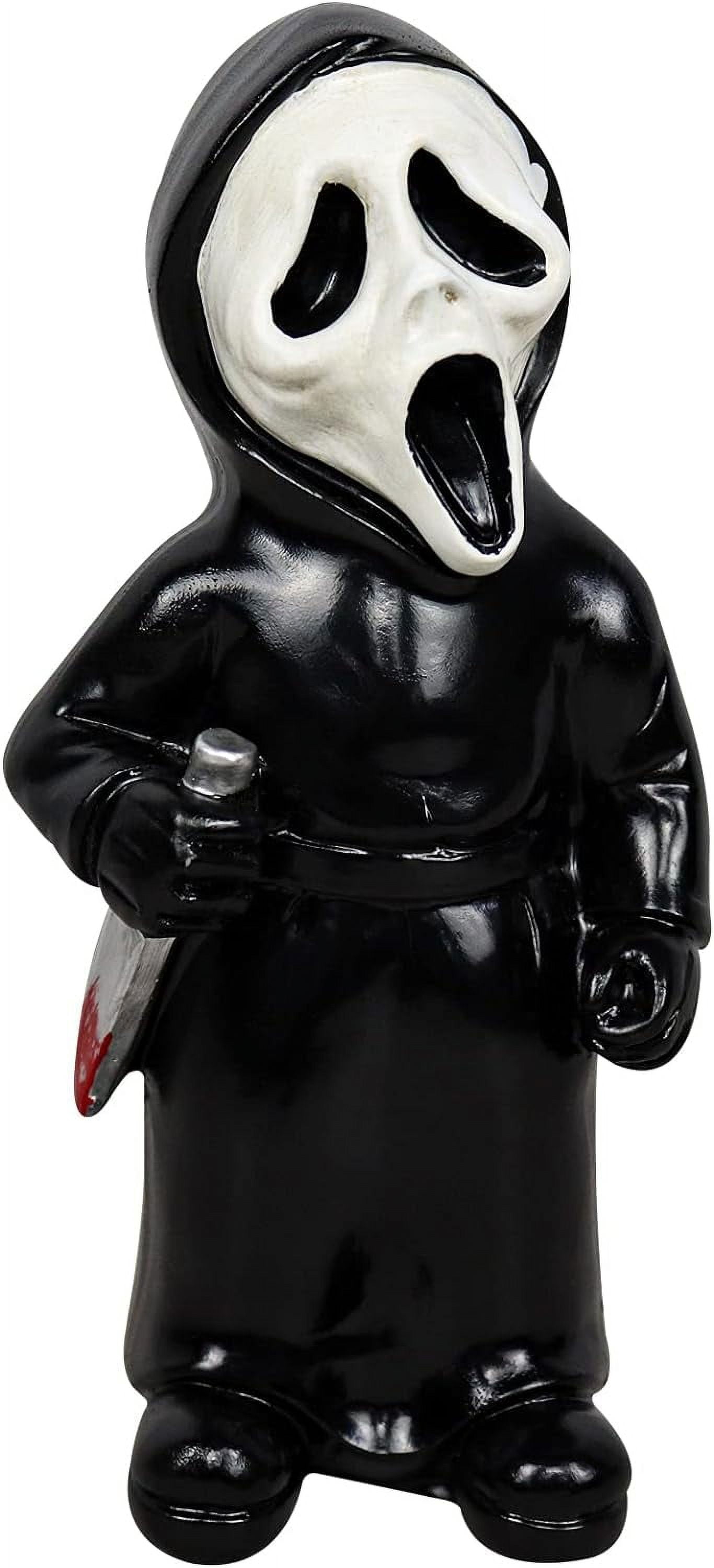 Guvpev Scream Ghostface Action Figure, 7.5 Inch Halloween Resin Statue ...