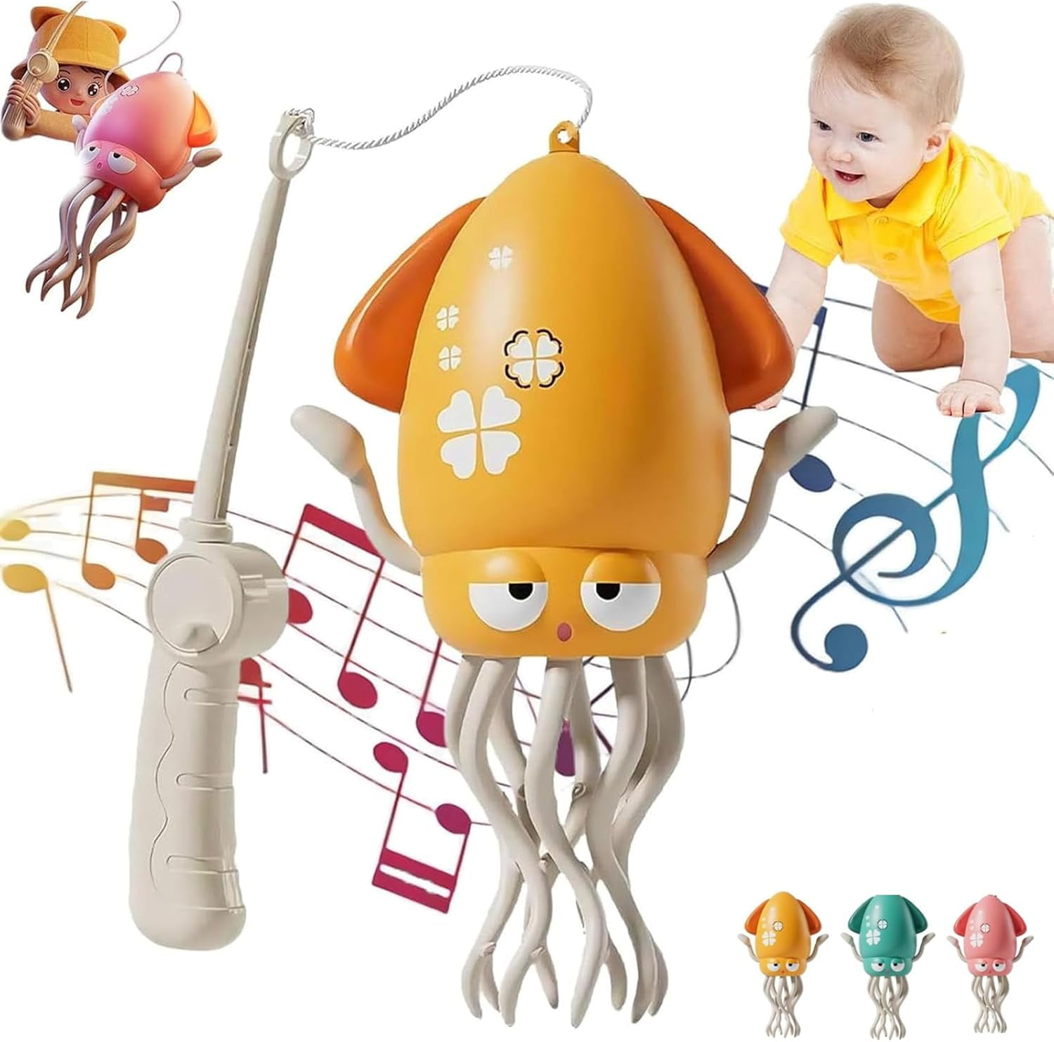 Guvpev Smart Tentacle Explorer, Wiggly Wonder Octopus, Dancing Squid ...