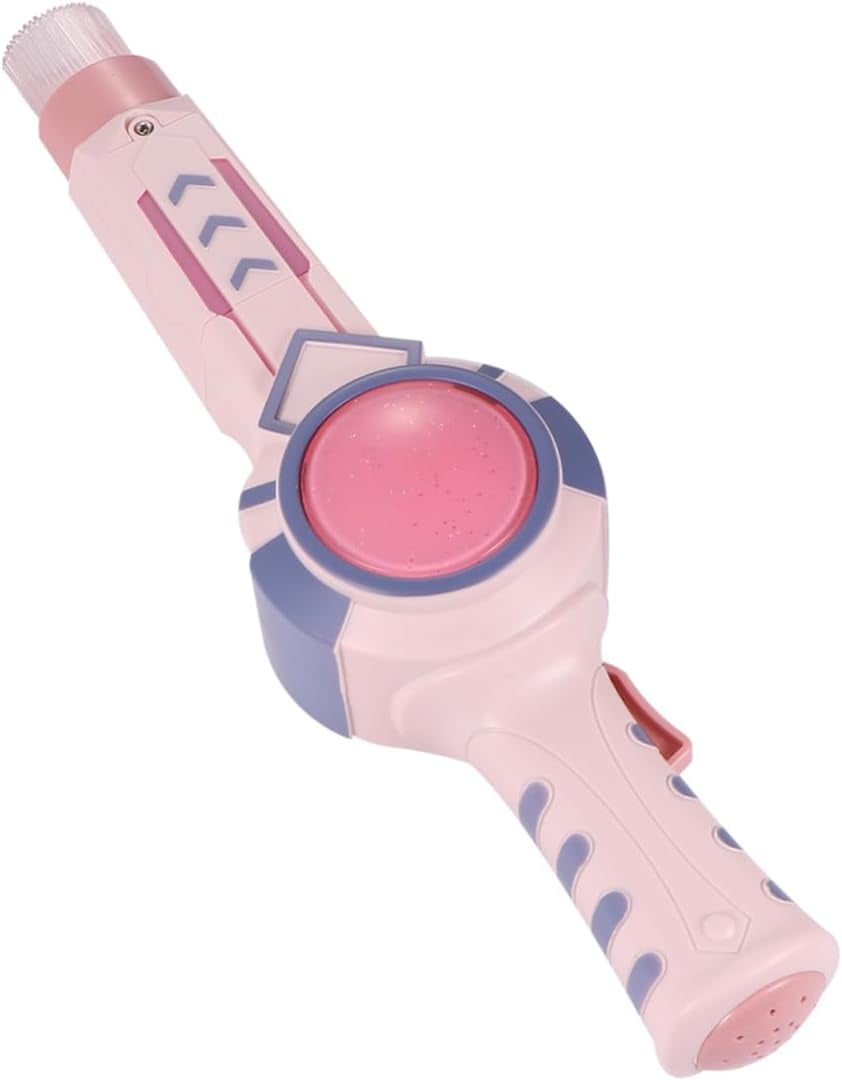 Guvpev Smoke Bubble Machine, Fully Automatic Bubble Machine for Pink ...