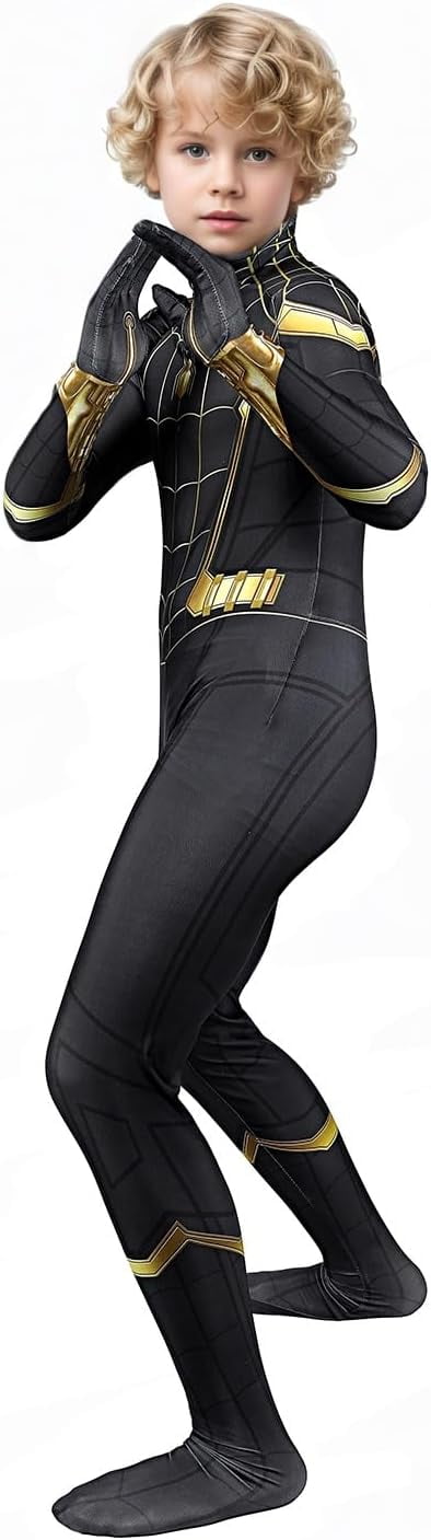 Guvpev Spider Hero Man Deluxe Zentai Costume, Halloween Superhero Dress ...