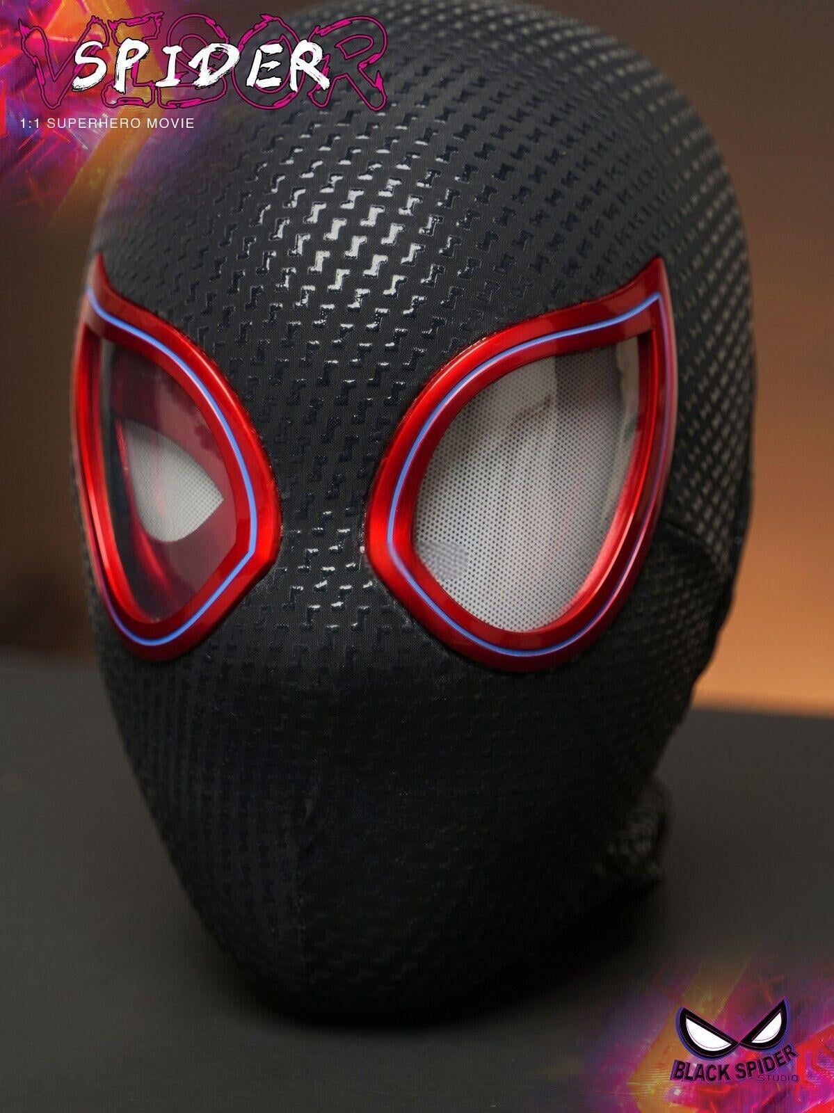Guvpev Spider Mask, Electric Spider Superhero Role Play Helmet, Moving ...