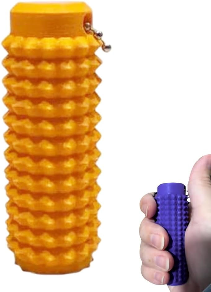 Guvpev Spiky Grippie Stim Keychain, Roller Spiky Grippie Stim Keyring ...