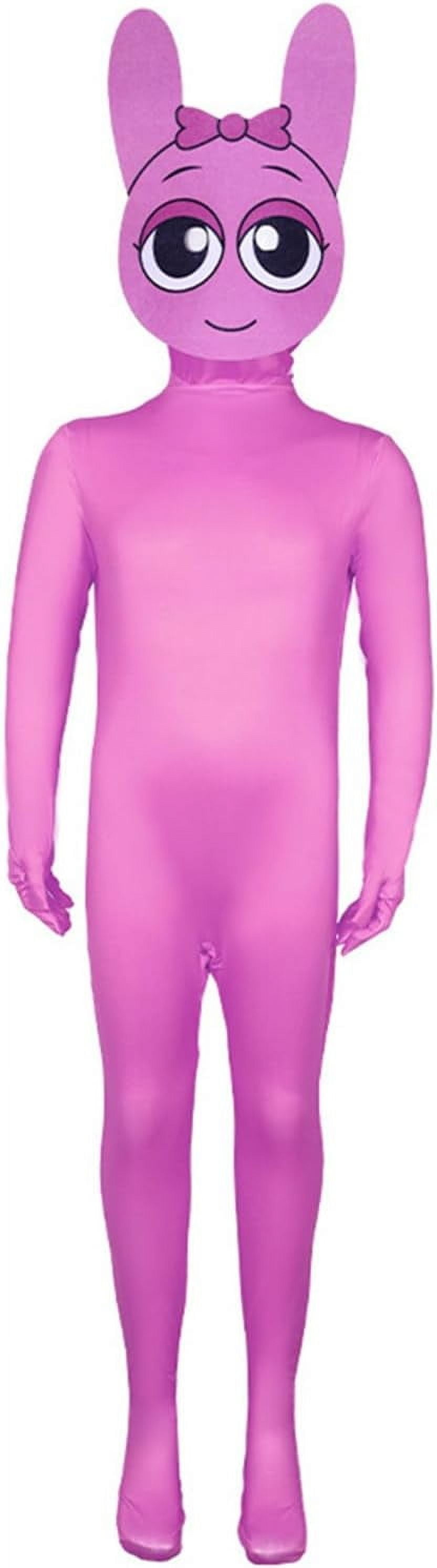 Guvpev Sprunki Pinki Costume, Full Body Suit Unisex Zentai Halloween ...