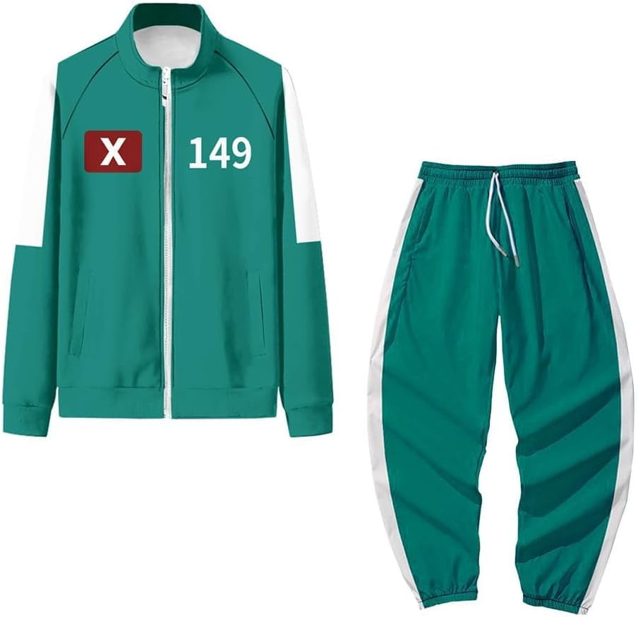 Guvpev Squid Game Costume Kids, 2 Piece Unisex Funny Korean Classic ...