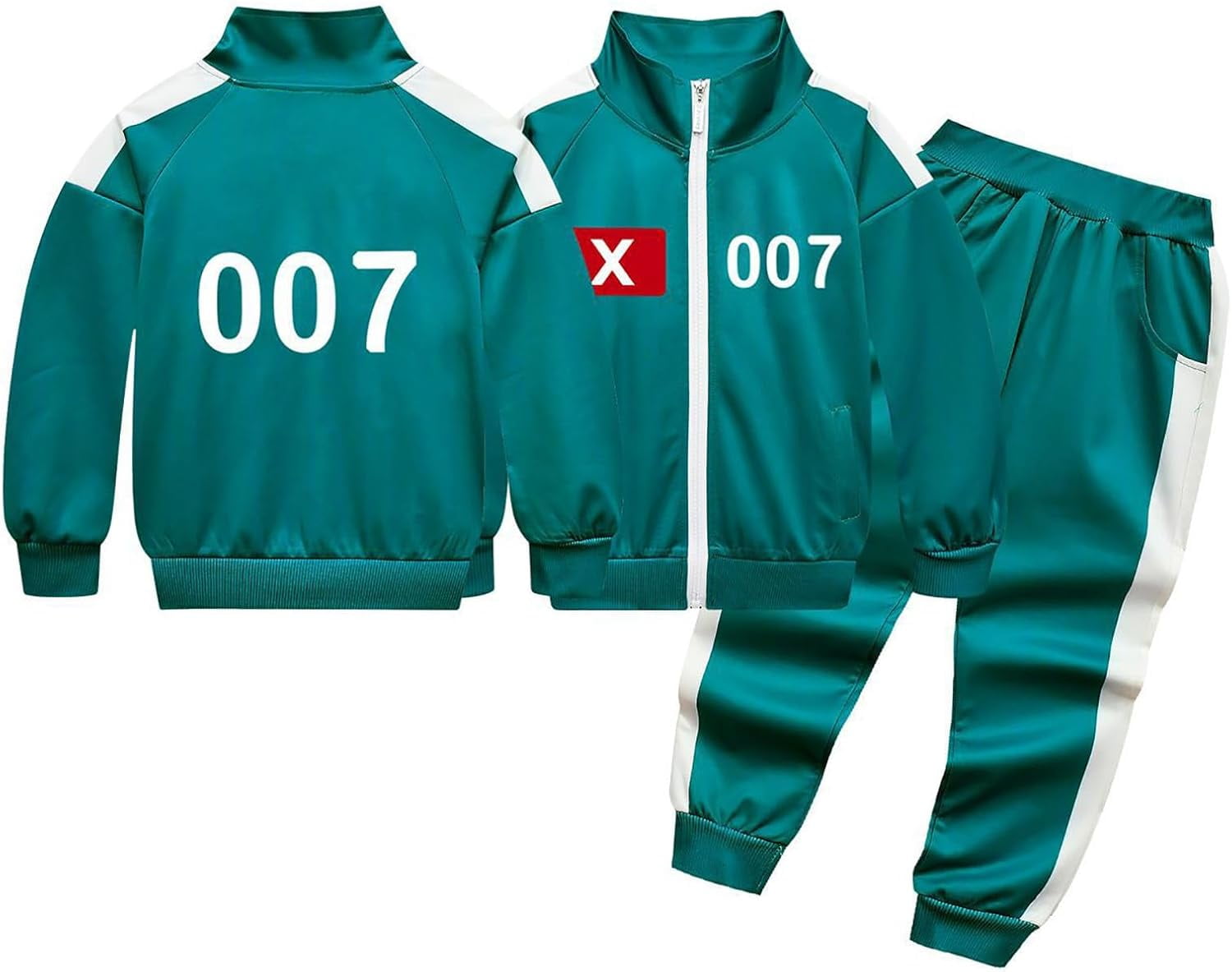 Guvpev Squid Game Costume, Squid Game Player X-007 Cosplay Costumes for ...