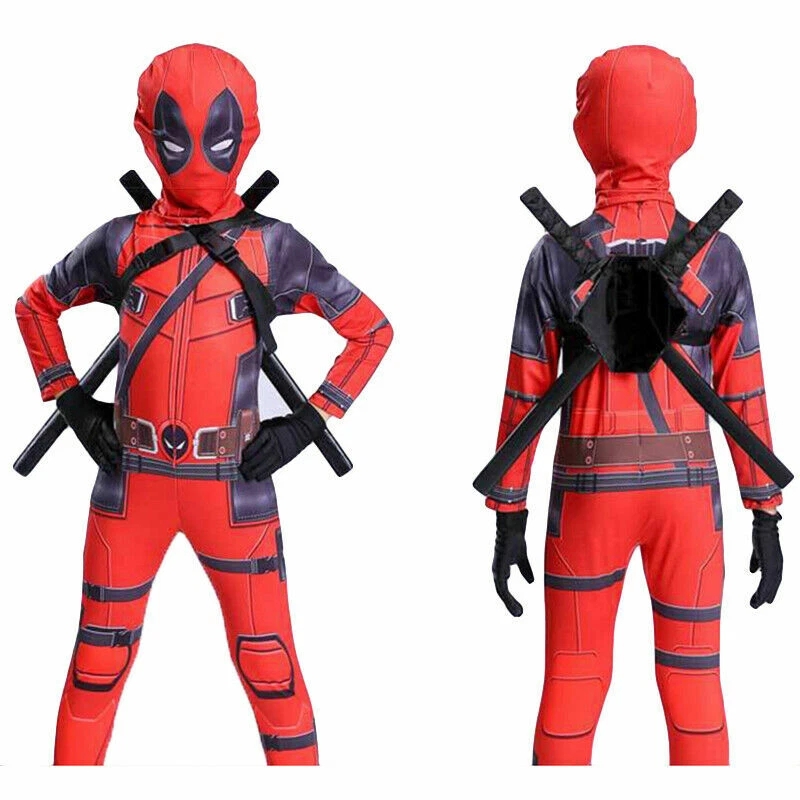 Guvpev Superhero Costume for Kids, Dead𝐩𝐨𝐨𝐥 Costume Suits, Superhero ...