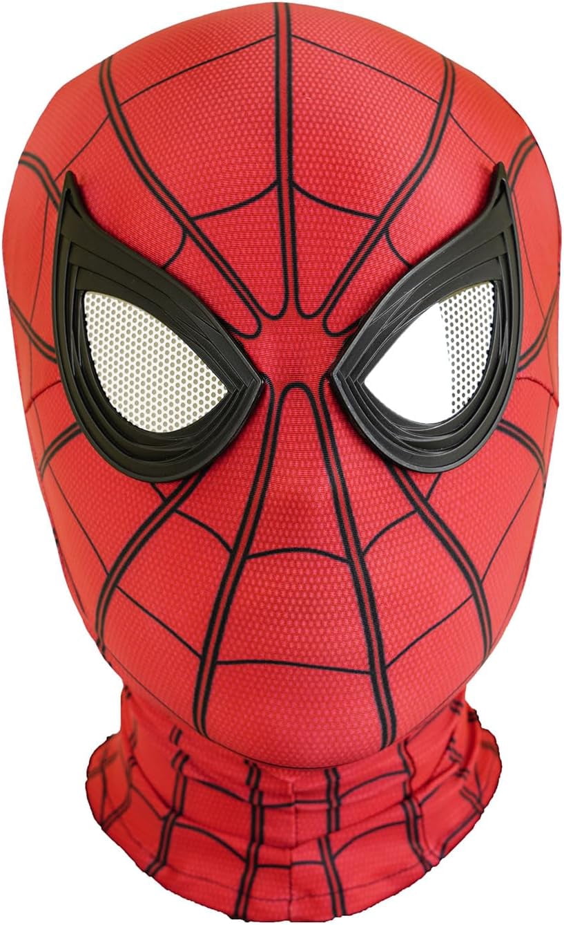 Guvpev Superhero Mask - 𝐒𝐩𝐢𝐝𝐞𝐫-Man Mask Roleplay Toys and Costume Dress ...