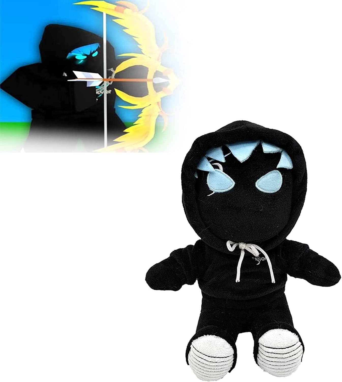 Guvpev Tanqr Plush, 8.27" Black Face Tanqr Stuffed Animal Plushies Doll ...