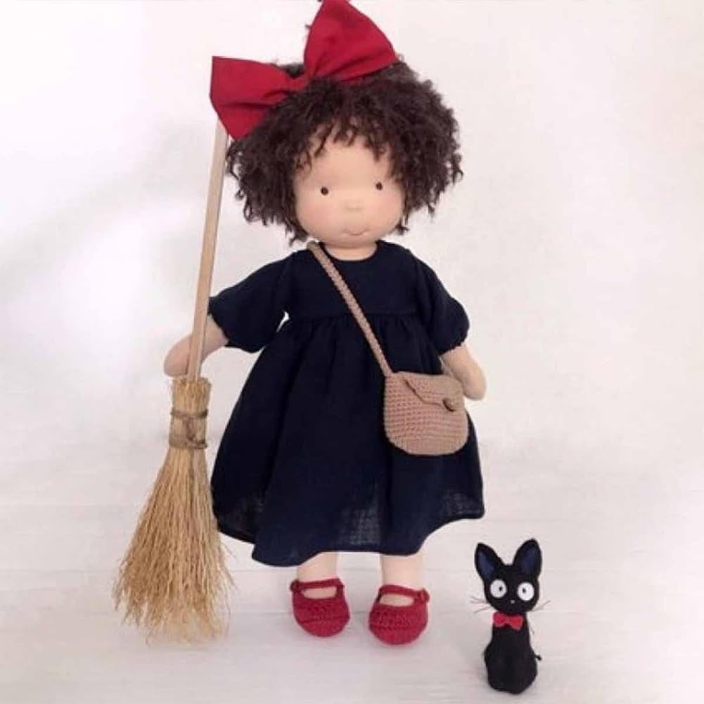 Guvpev Waldorf Doll Handmade 12" Knitted Plush Dolls, Vintage Crocheted ...