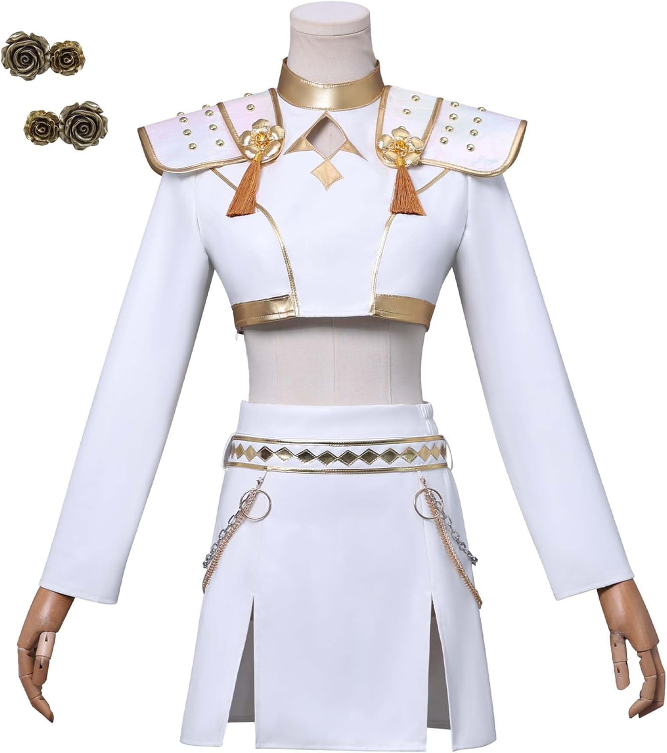 Guvpev Women KPop Demon Hunters Huntrix Costume Rumi/Mira/Zoey Cosplay ...