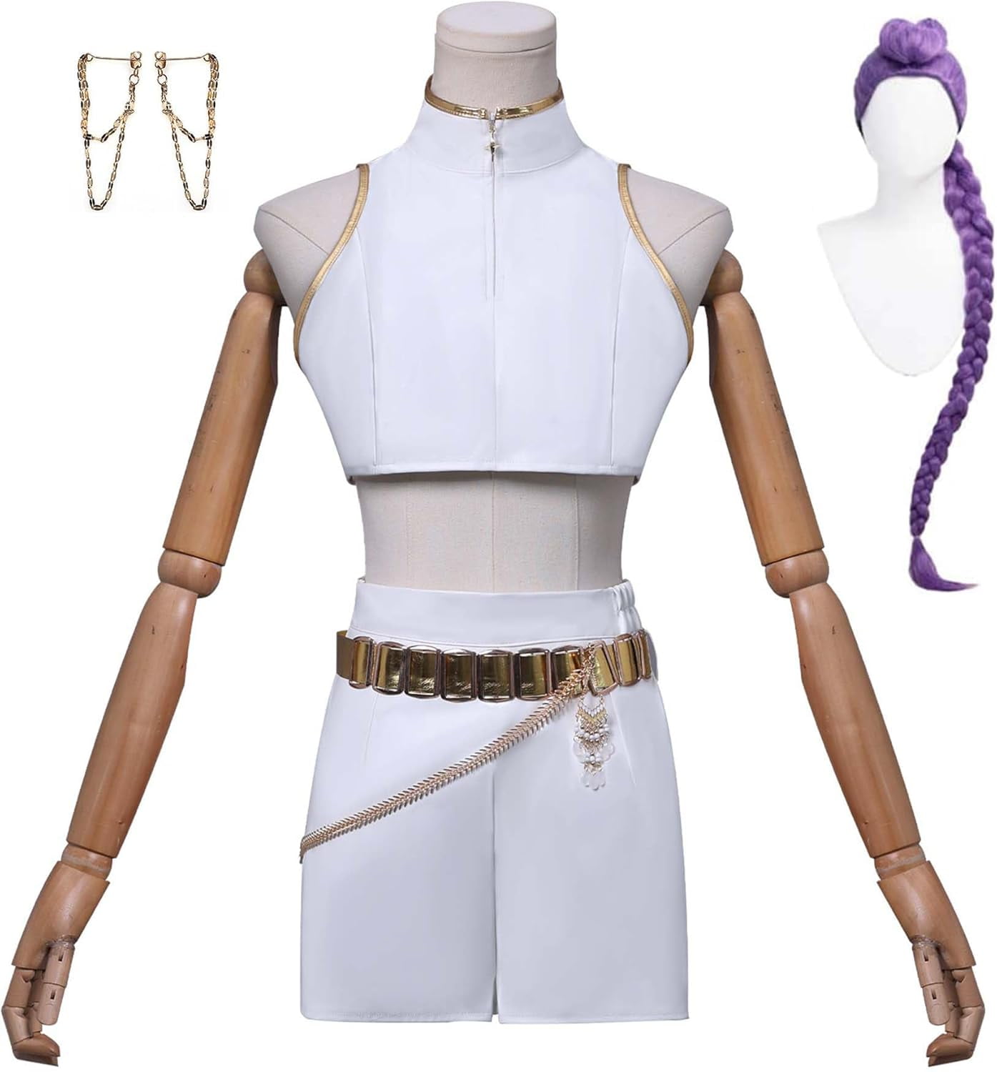 Guvpev Women KPop Demon Hunters Huntrix Costume Rumi/Mira/Zoey Cosplay ...