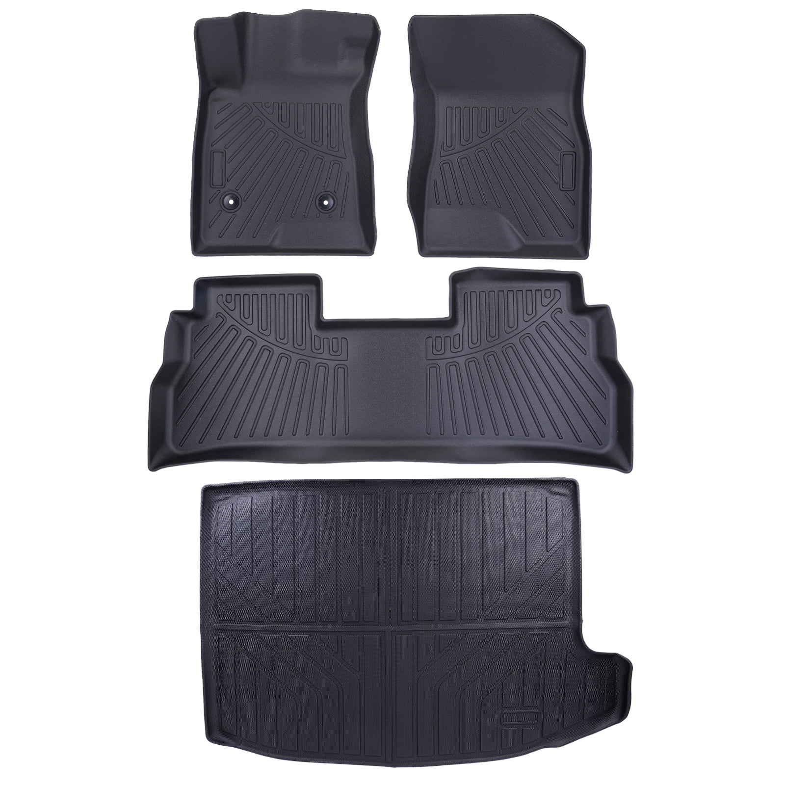 Guwzn 4Pcs Heavy Duty Car Floor Mats Waterproof Automotive Liners for ...