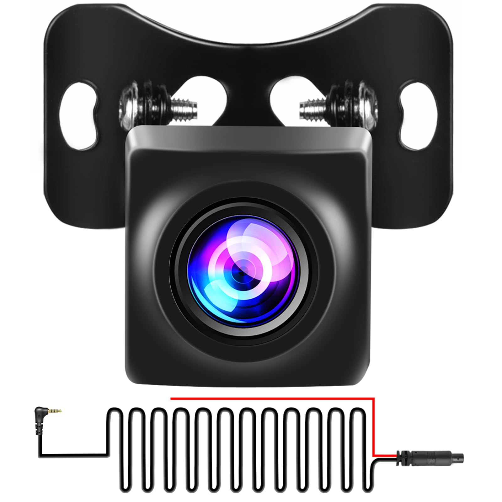 Guwzn AHD 1080P Backup Camera for Protable Car Stereo, 4 Pin Camera for ...