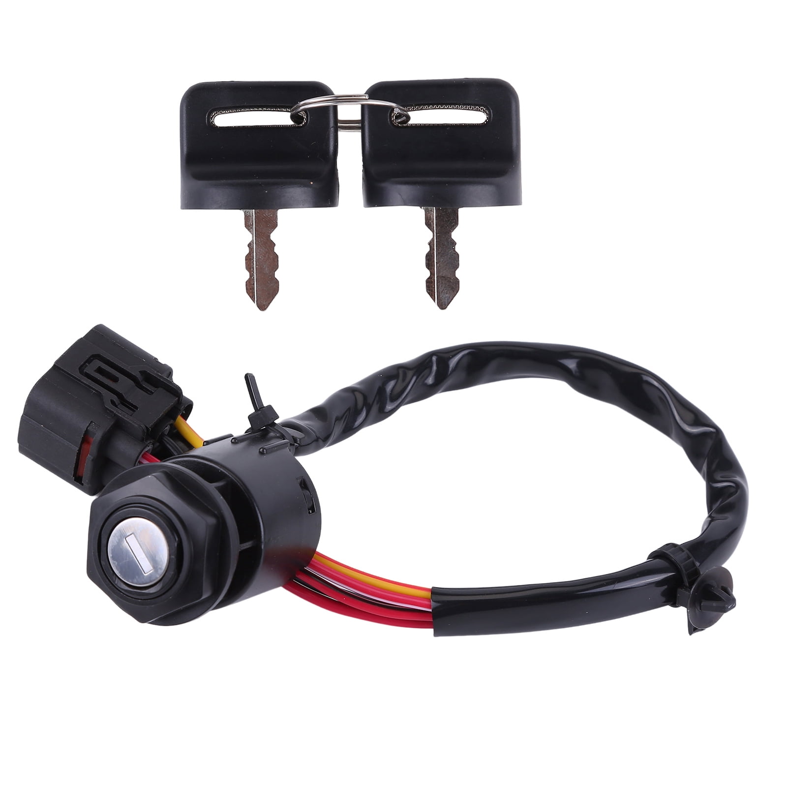 Guwzn ATV Ignition Key Switch 4 Wires | Waterproof, Ignition Switch ...