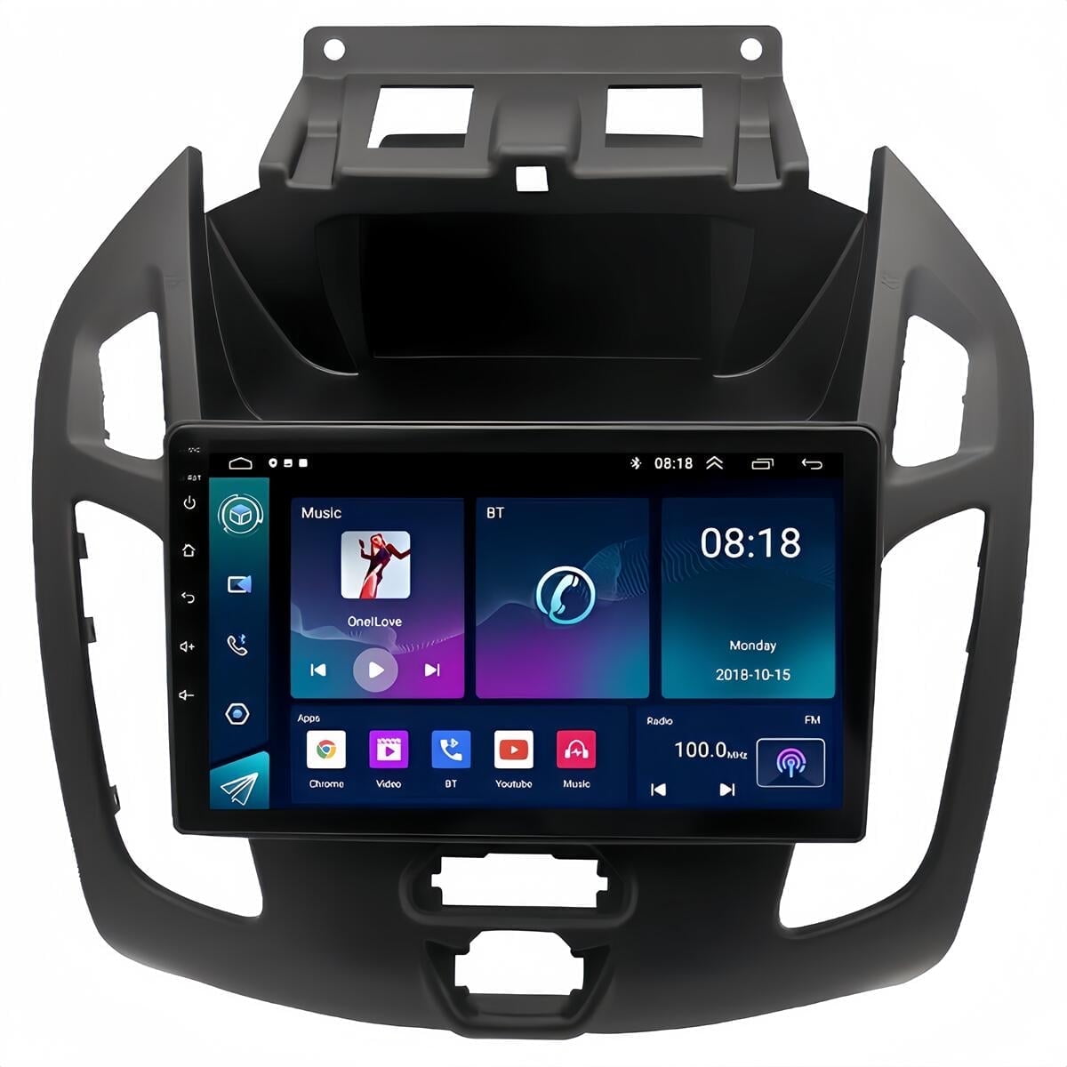 Guwzn Car Stereo Radio for Ford Transit 2014-2018 9" Touchscreen 2+32G ...