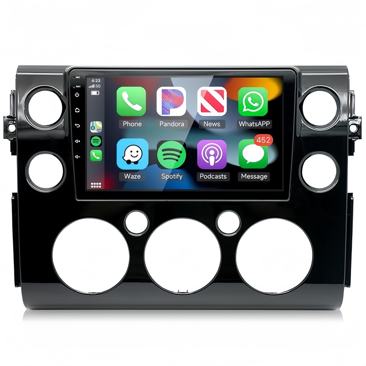 Guwzn Car Stereo Radio for Toyota FJ Cruiser 2007-2013 9" Touchscreen 2 ...