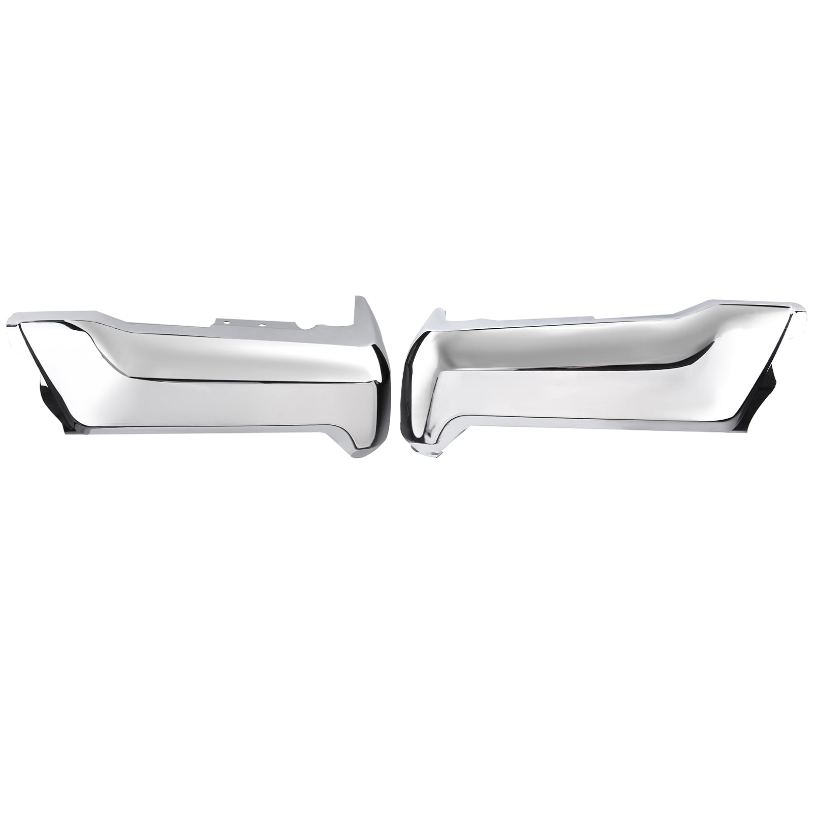 Guwzn Chrome Pair of Rear Bumper Face Bars HC3Z17906JA Compatible for ...