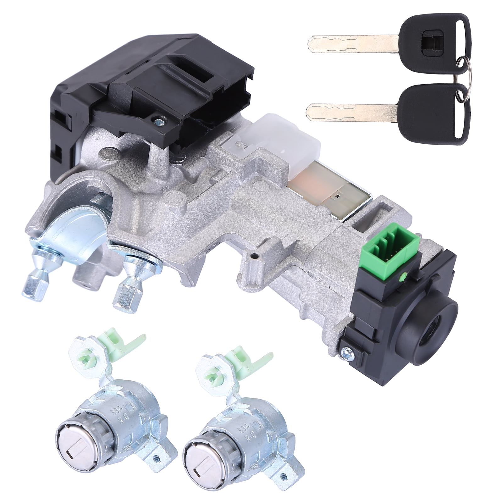 Guwzn Complete Set Ignition Switch Cylinder Door Lock w/ Keys ...