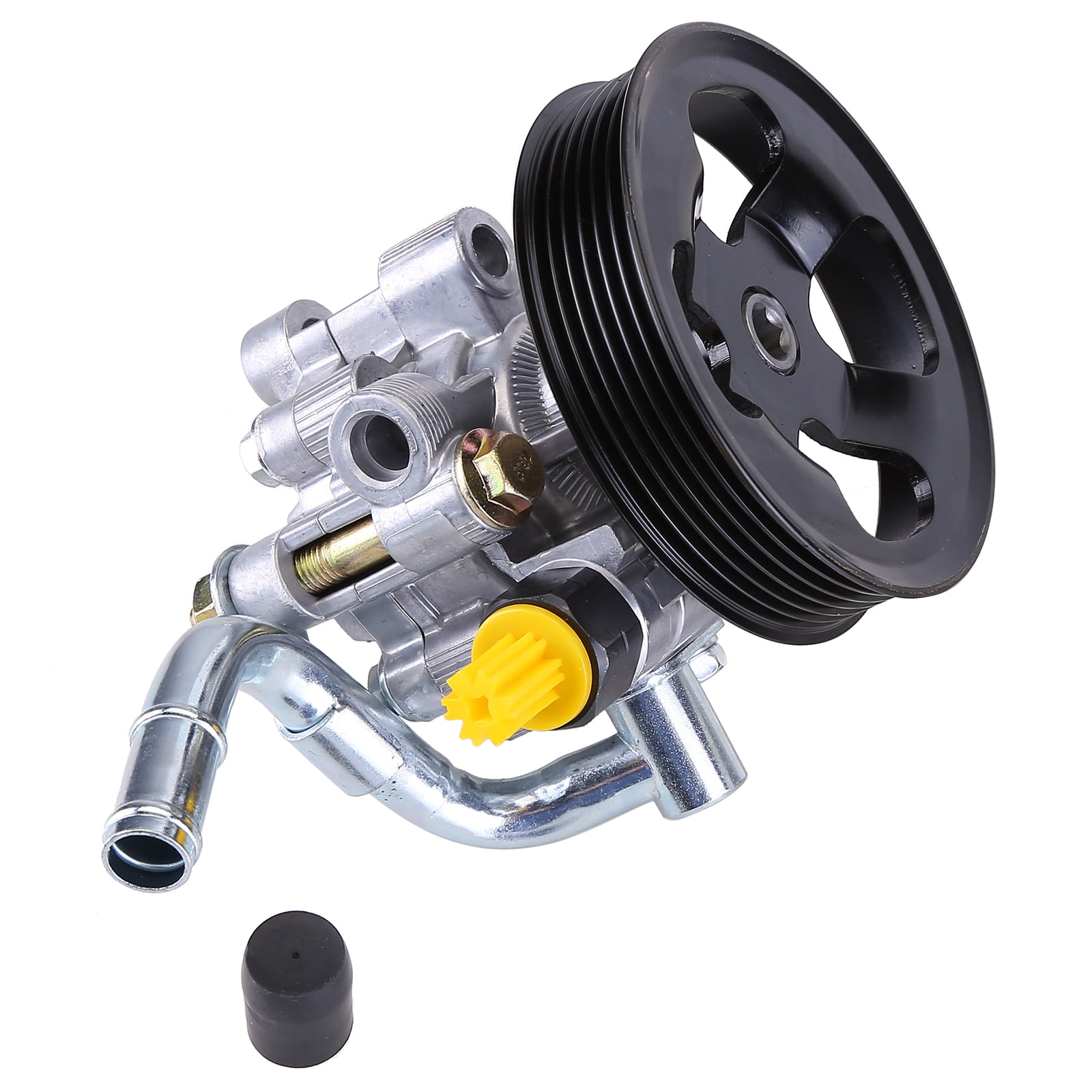 Guwzn Power Steering Pump w/ Pulley Compatible for 98-02 Chevrolet ...