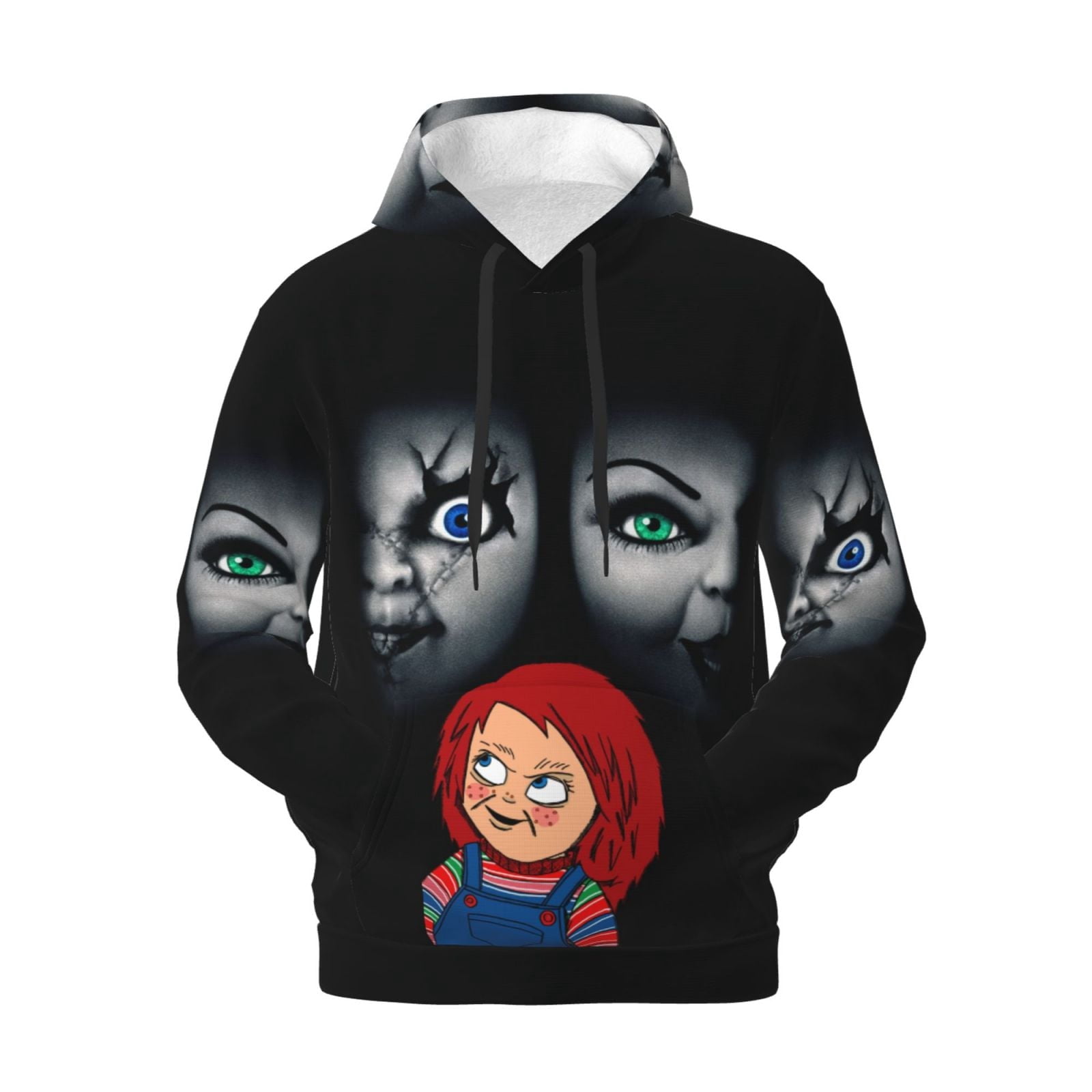 Guy Art Chucky Men's Sweatshirt Hoodies Soft Plush Fleece Pullover ...