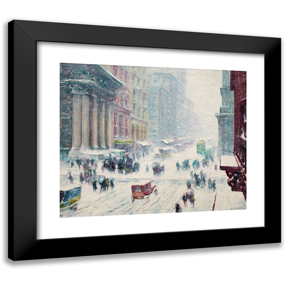 Guy Carleton Wiggins 17x15 Black Modern Framed Museum Art Print Titled ...