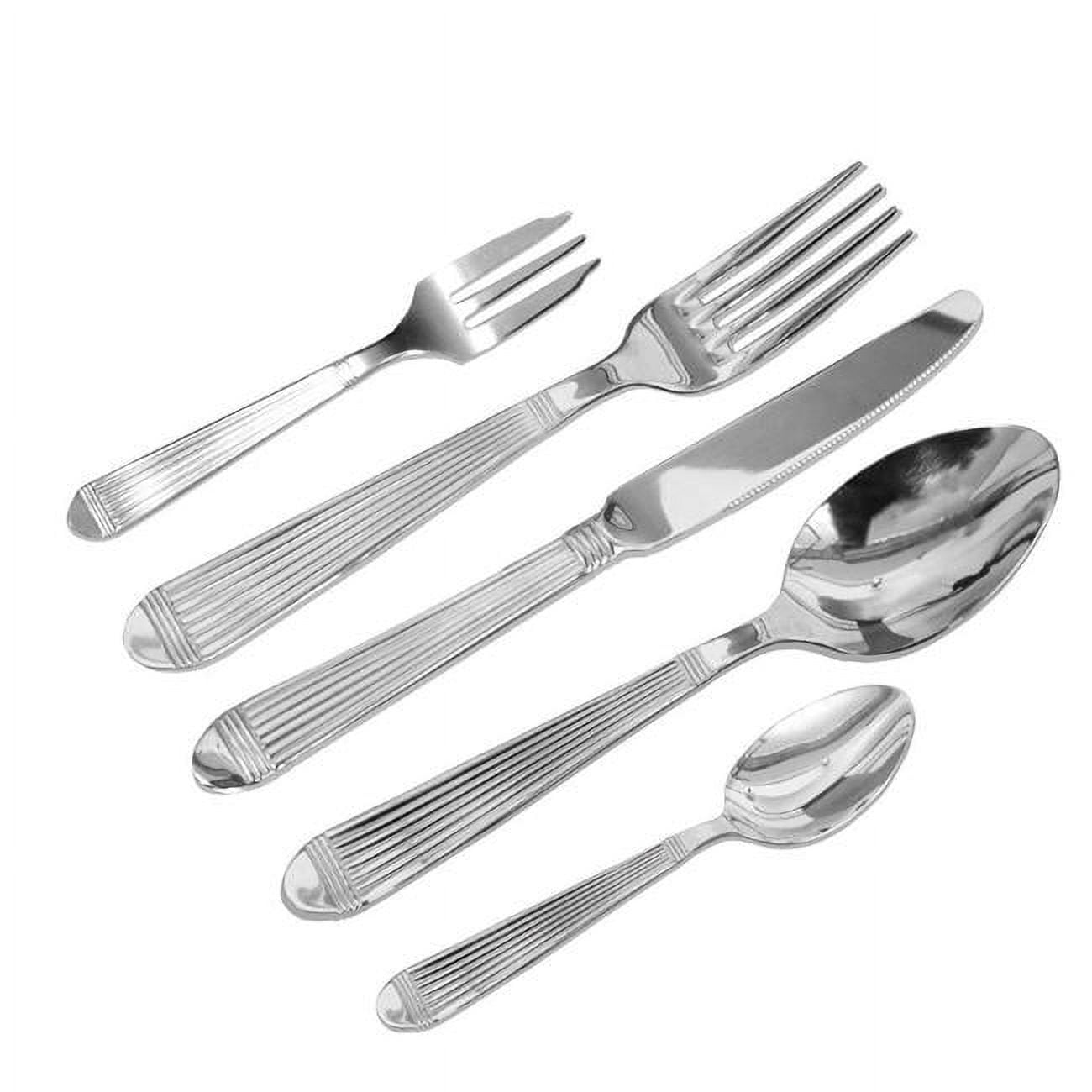 Guy Degrenne ESSO-40 40 Piece Esso Flatware Set - Set of 8 - Walmart.com