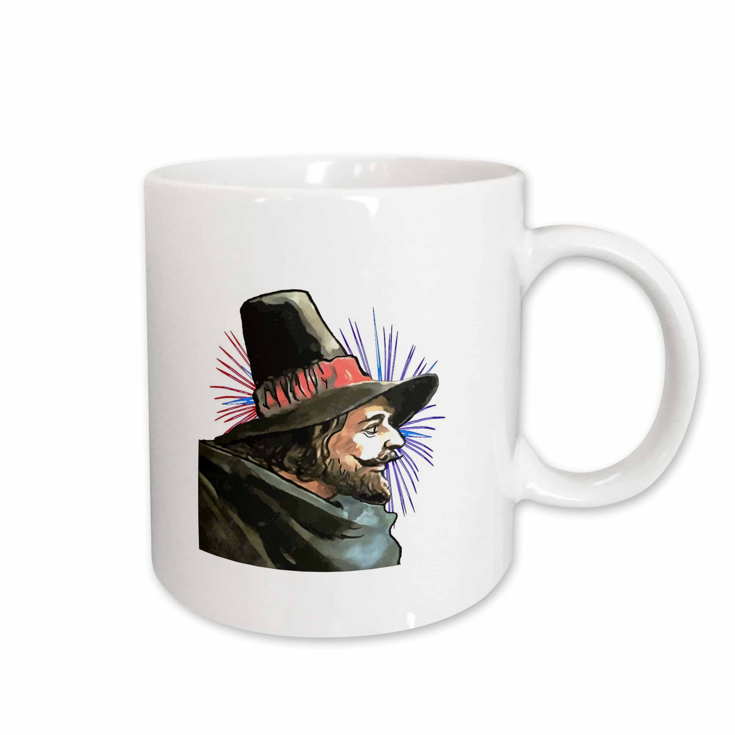 3drose, Guy Fawkes and Fireworks Fifth of November, 15oz Mug - Walmart.com