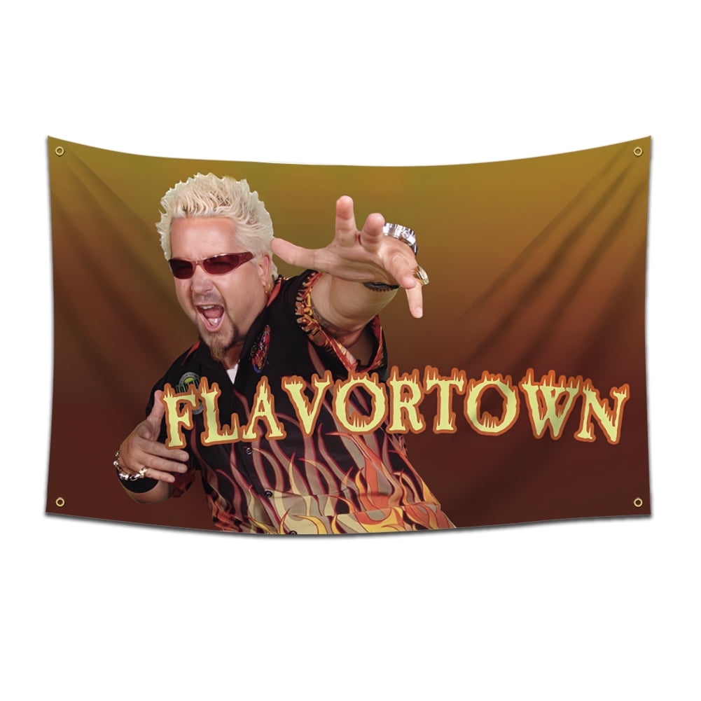 Guy Fieri Flavortown 3x5 ft Durable Polyester Flag with Brass Grommets ...