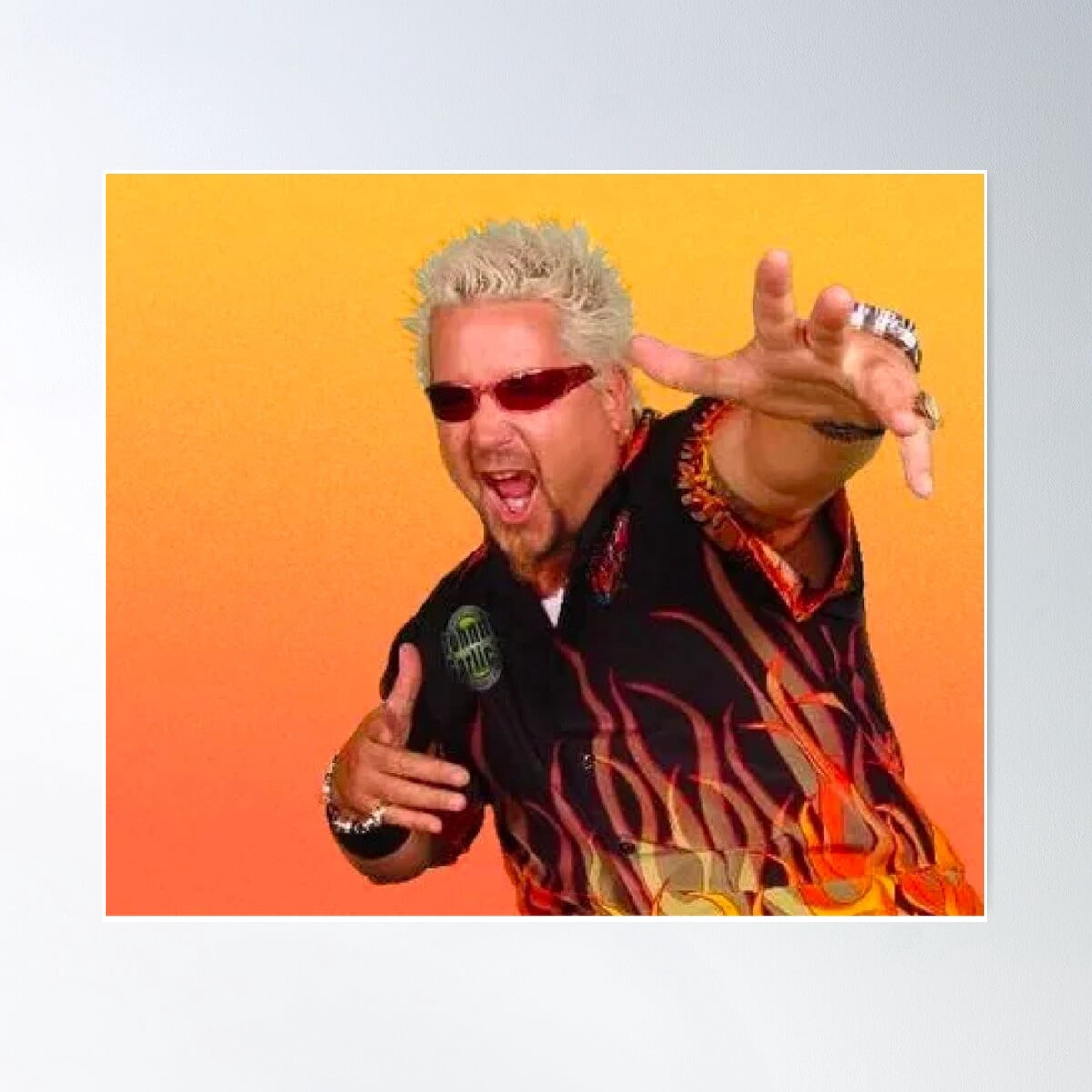 Guy Fieri Poster Wall Art, Modern Wall Decor For Living Room Bedroom ...