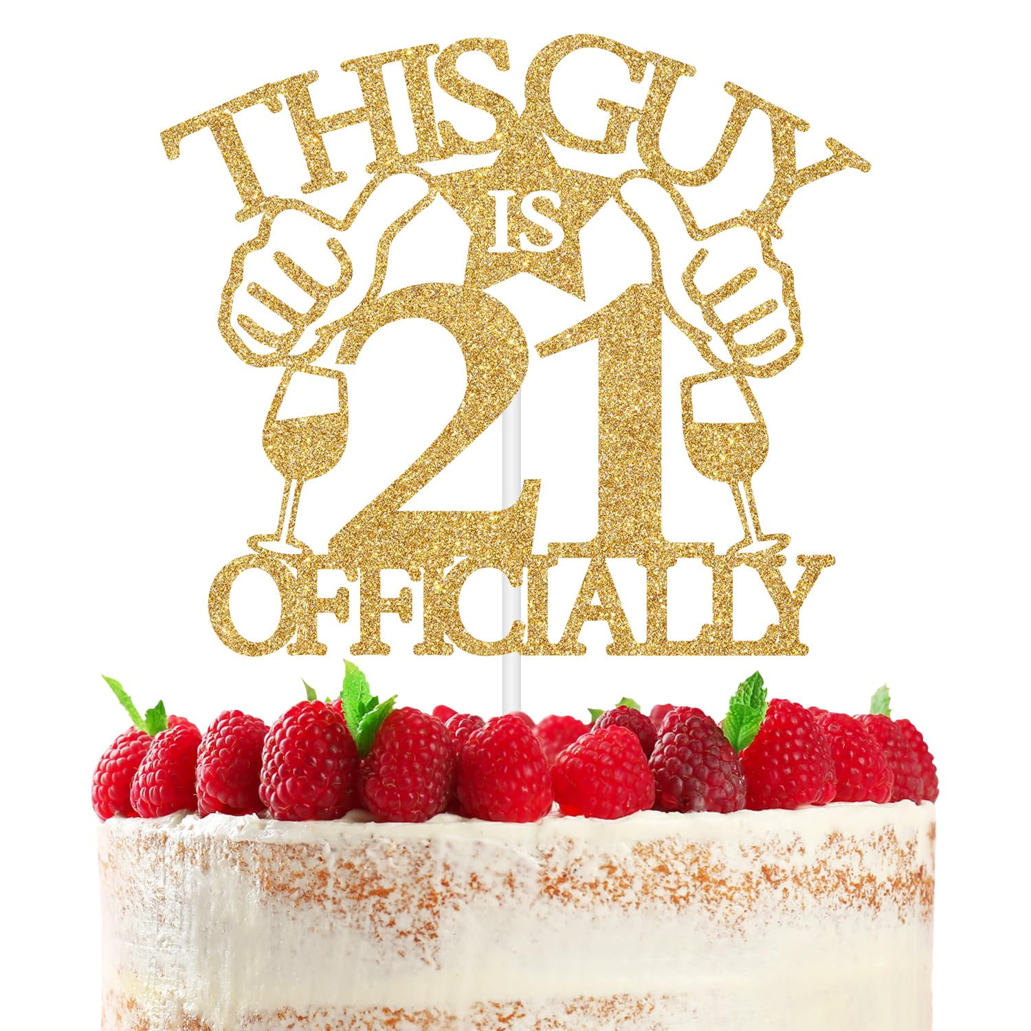 This Guy is Officially 21 Cake COC1Topper, Men 21st Birthday ...