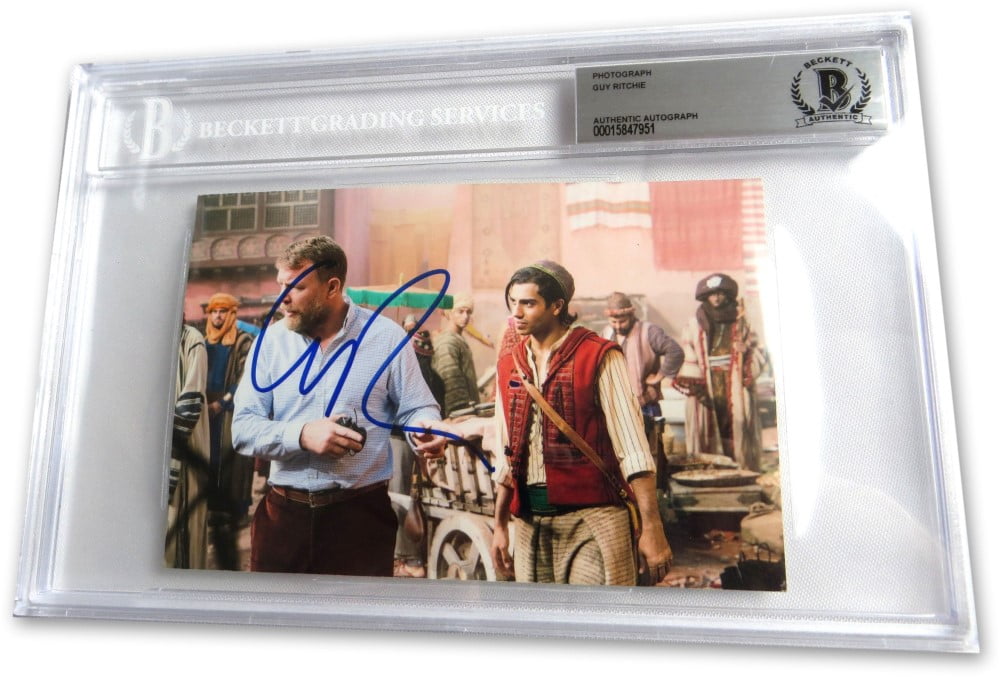 Guy Ritchie Signed Autographed 4X6 Photo Aladdin Live Action Director ...