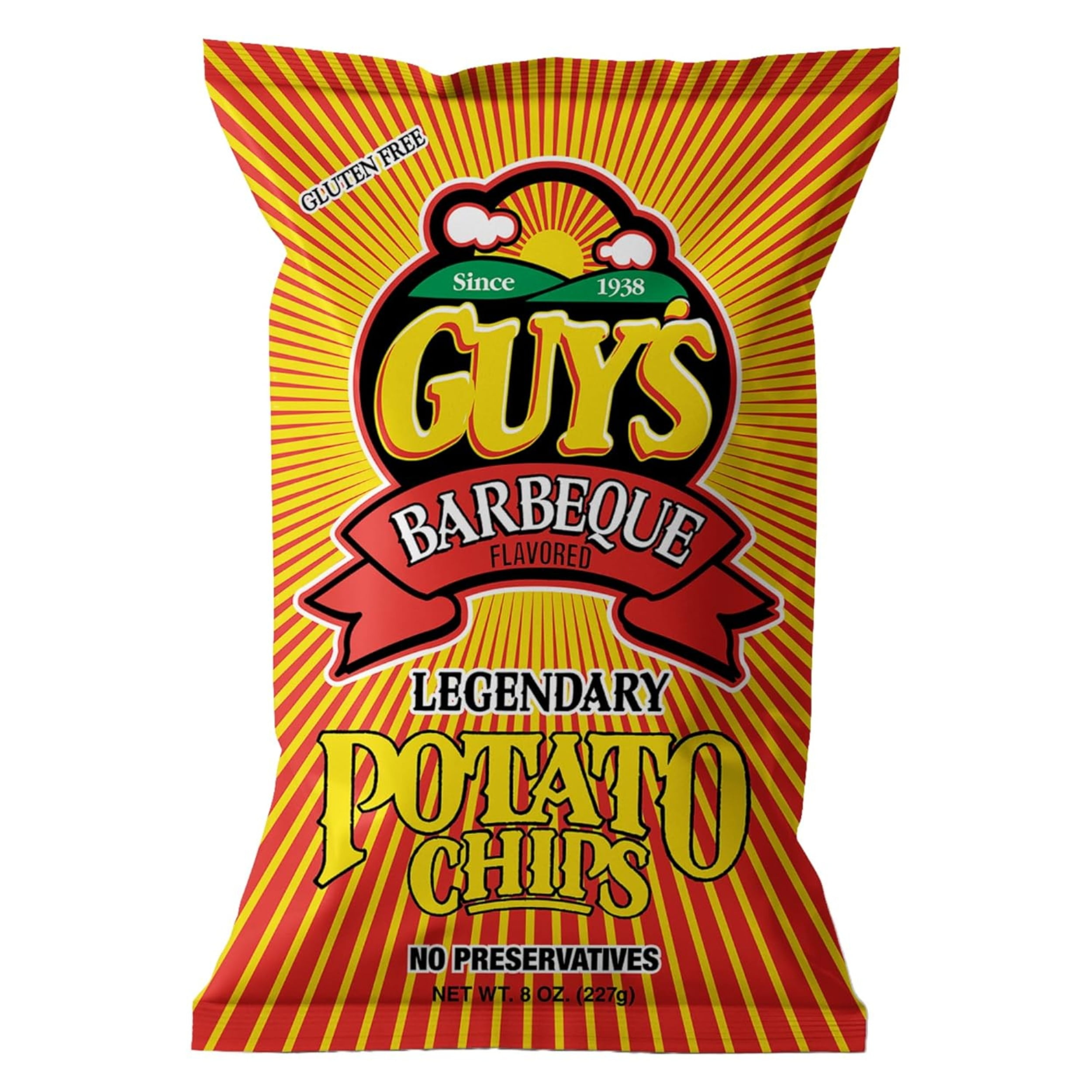 Guy's BBQ Bag Potato Chips, 8 oz - Walmart.com