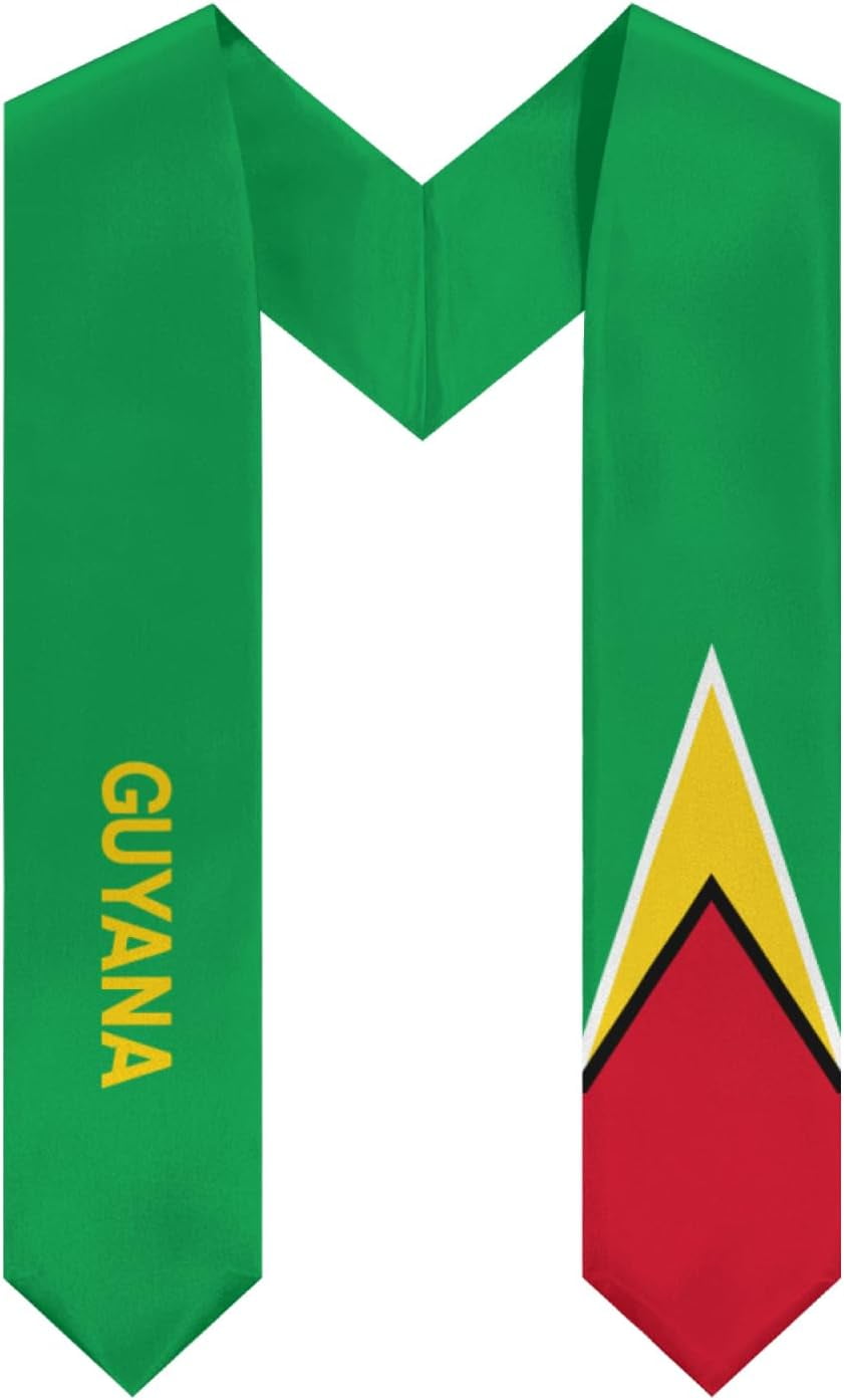 Guyana Cool Graduation Stole Shawl Sash Honor For Study Aboard ...