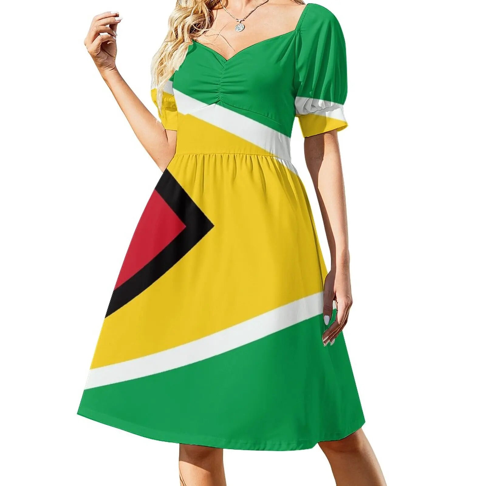 Guyana Flag Dress birthday dress for women luxury womans clothing ...