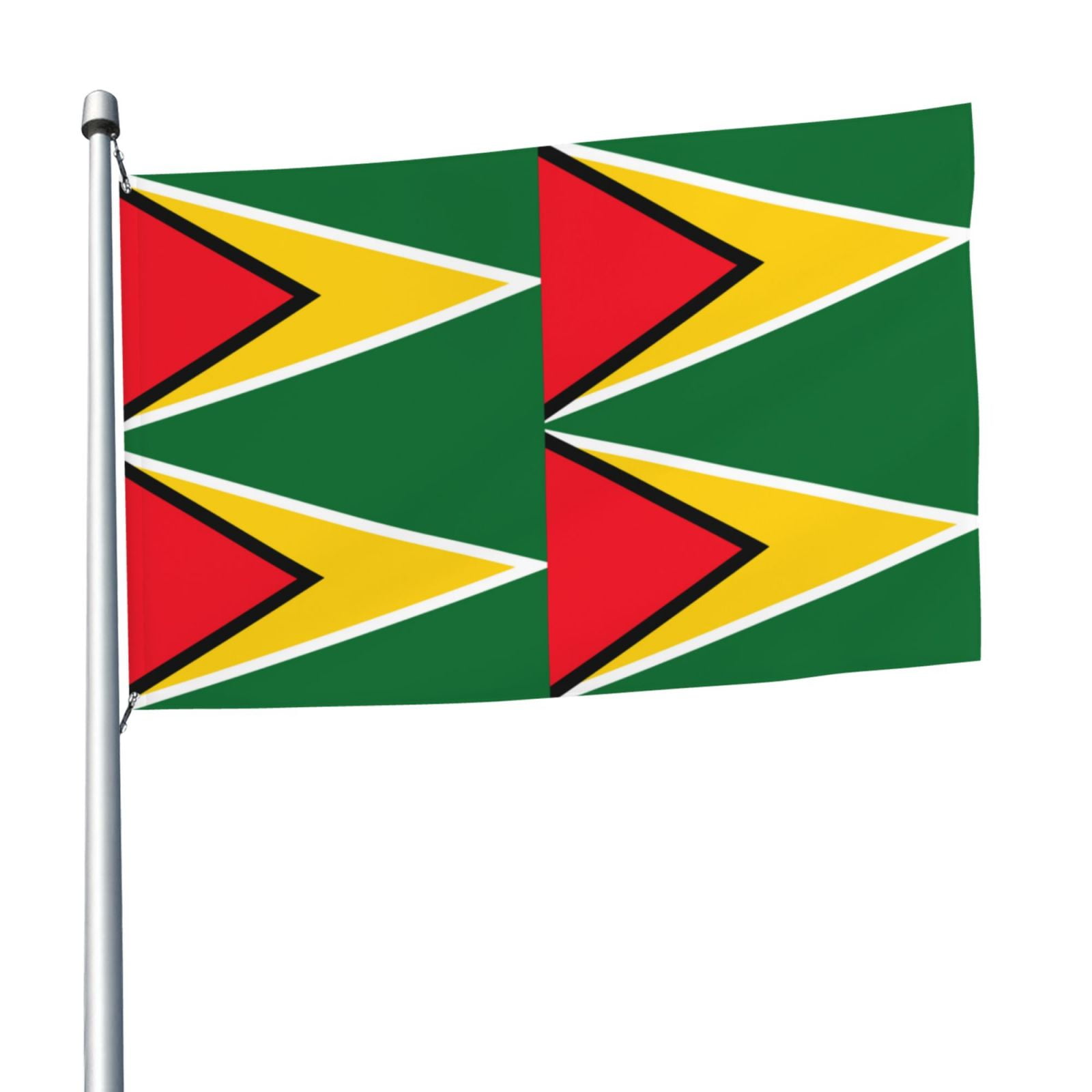 Guyana Flag Flag 5x8 Ft Print Vivid Color Light-Weighted Flags With ...