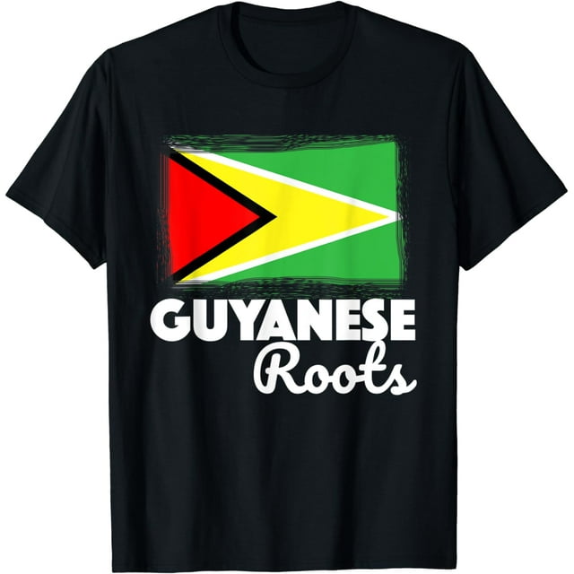 Guyana Flag Guyanese Roots Shirt - Caribbean T Shirt - Walmart.com