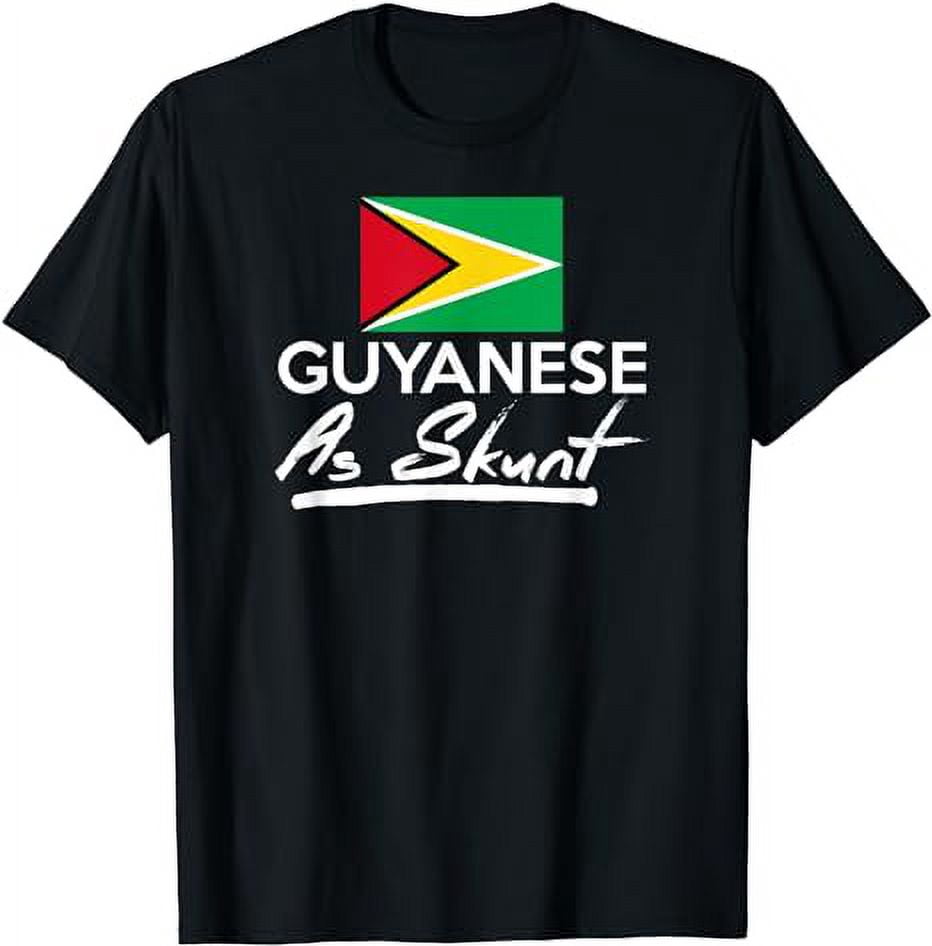 Guyanese As Skunt Guyana Cricket T-Shirt - Walmart.com