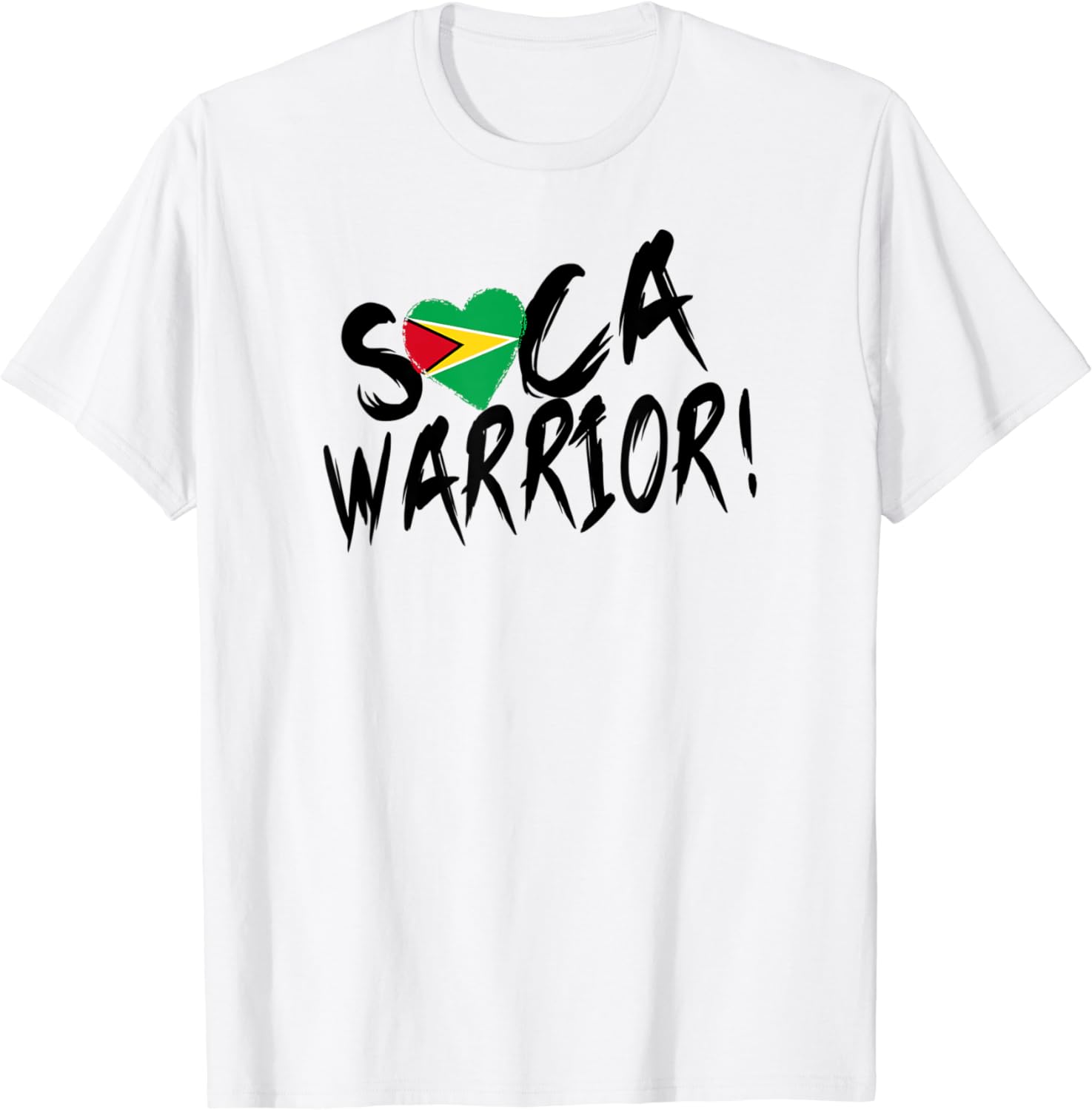 Guyanese Soca Warrior Guyana Flag Mashramani T-Shirt - Walmart.com
