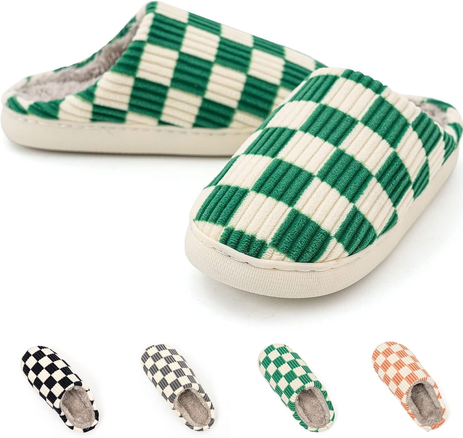 Guyarns House Slippers for Women & Men - Fuzzy, Casual Indoor/Outdoor ...