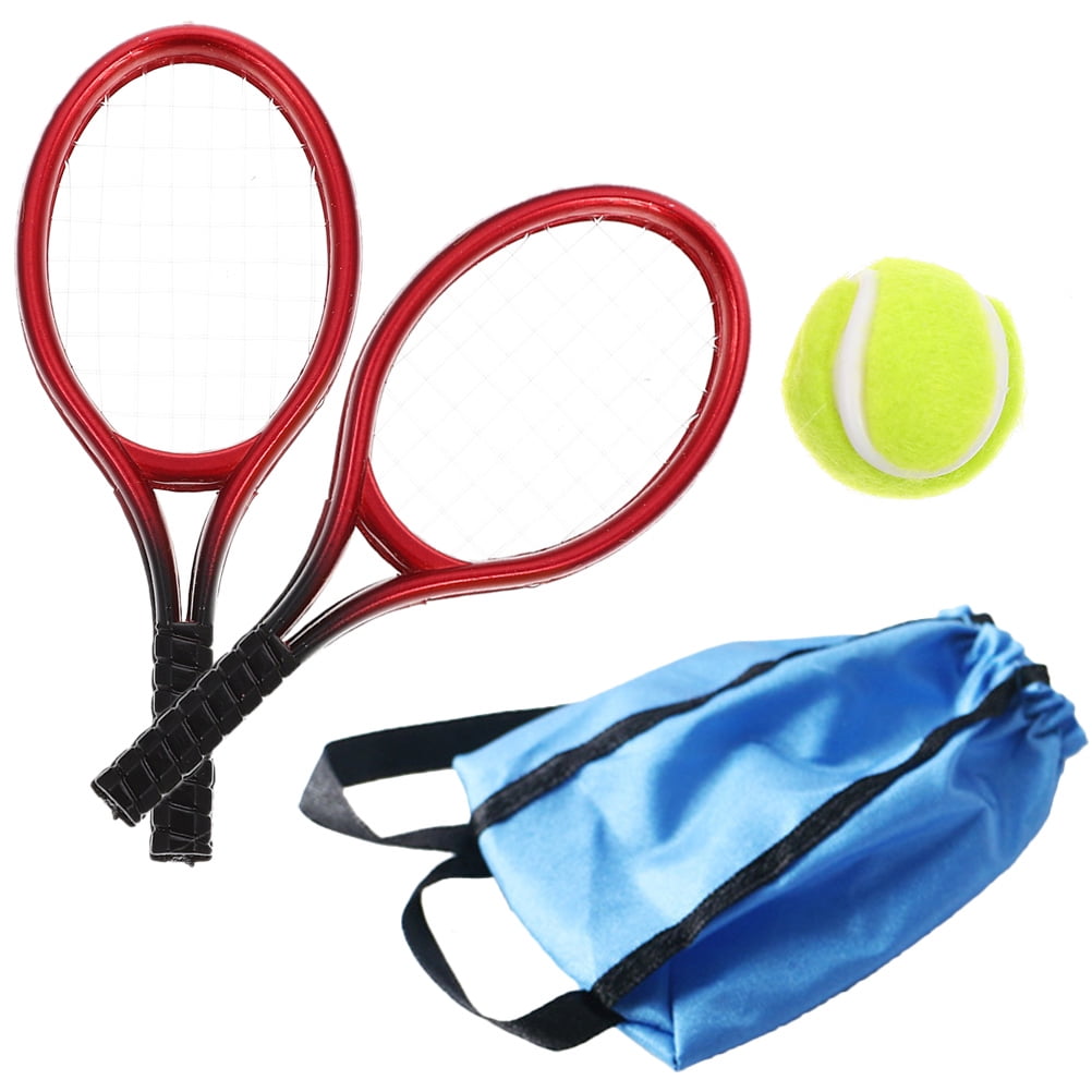 Guyelim 1 Set of Minihouse Tennis Racket Toy Mini Tennis Racket Garden ...