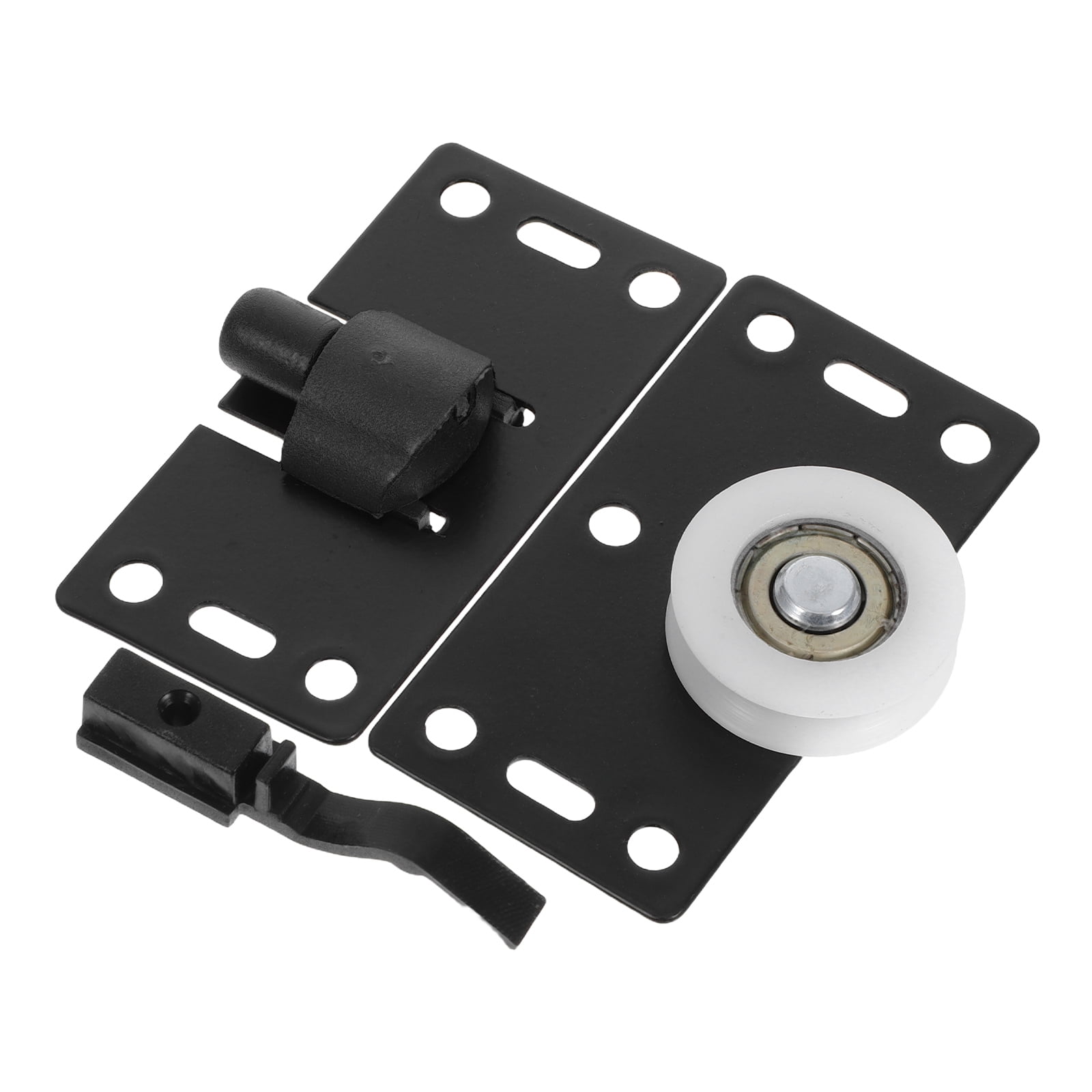 Guyelim 2 Sets Sliding Door Rollers Replacement Closet Wheels Black ...