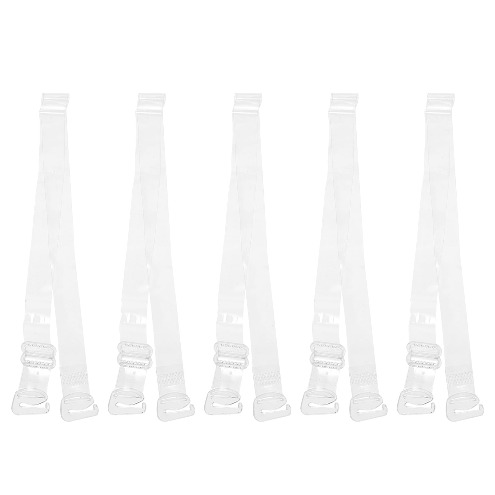 Guyelim Bra Strap 10 Pairs Invisible Transparent Bra Straps Adjustable ...