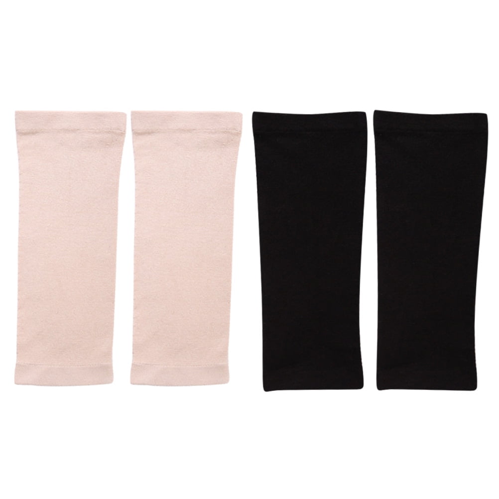 FRCOLOR Cotton Arm Sleeves for Wearing Black Warm Compressible Arm ...