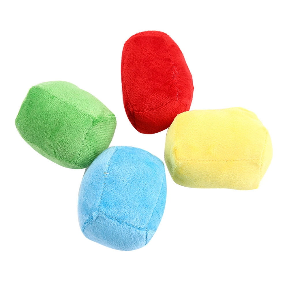 Guyelim Plush Balls 4pcs Plush Balls Cloth Balls Kids and Parents ...