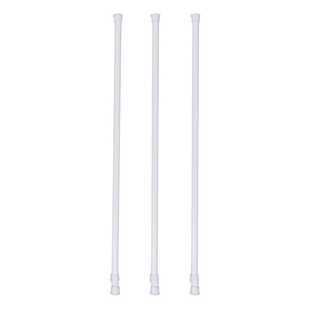 Guyelim Retractable Clothes Rail 3pcs Carbon Steel Pole Multi-use ...